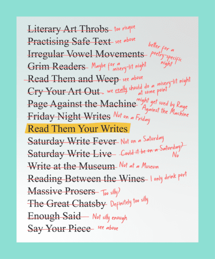 Read Them Your Writes - New Writing North