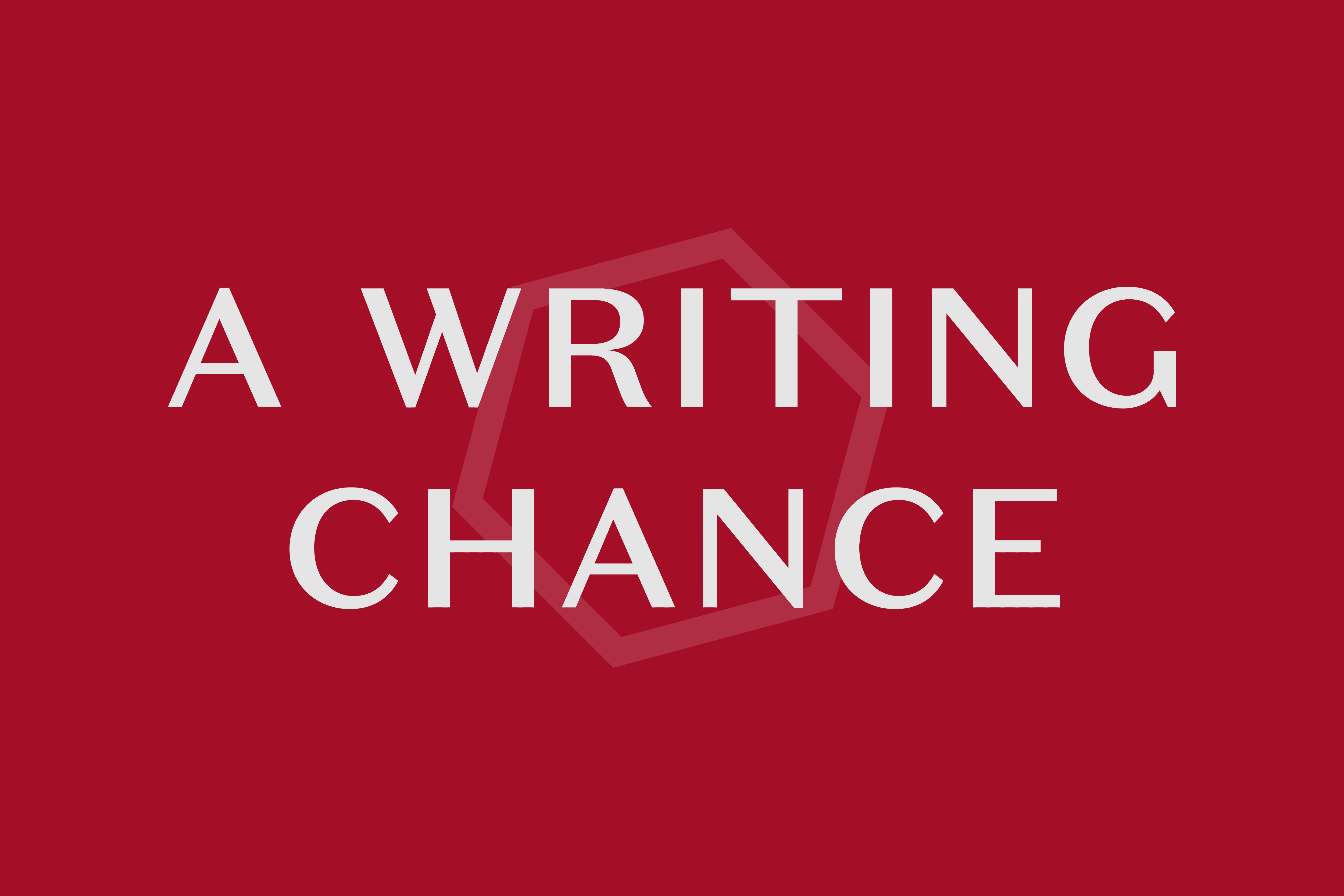 A Writing Chance - New Writing North